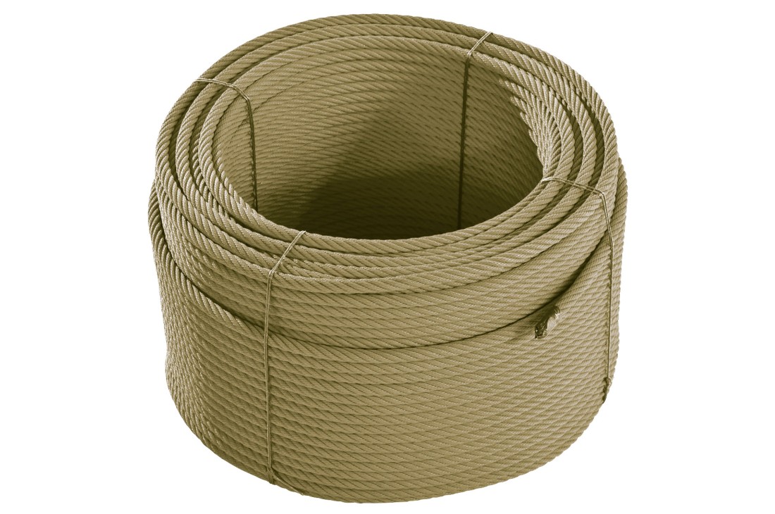 Armed Rope Roll 16mm Beige length 220m